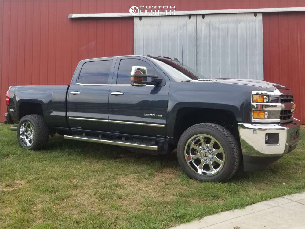 2018 Chevrolet Silverado 2500 HD with 20x10 -19 Hostile Alpha and 275 ...