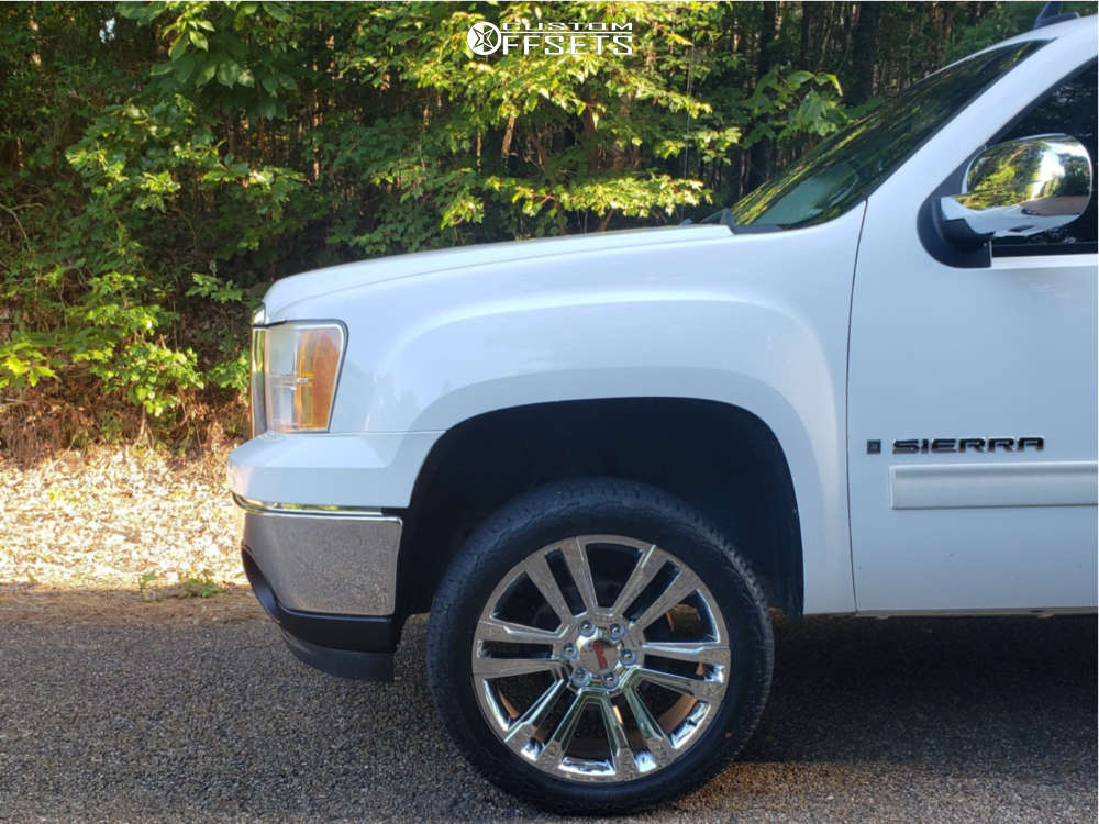 2008 GMC Sierra 1500 with 22x9 24 OE Performance 182 and 285/45R22 ...