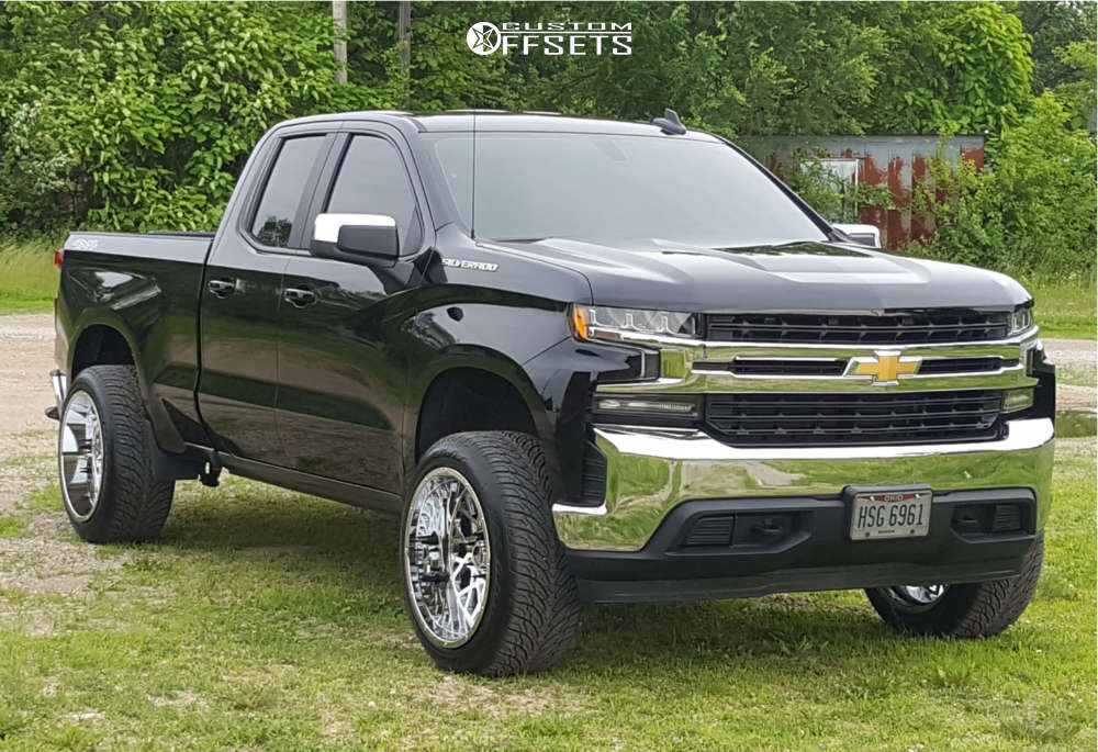 2019 Chevrolet Silverado 1500 with 22x12 -51 Vision Rocker and 305 ...
