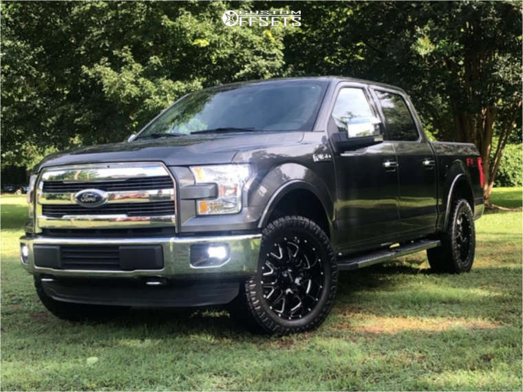 2015 Ford F-150 with 20x9 -12 Ultra Hunter and 295/55R20 Nitto Exo ...