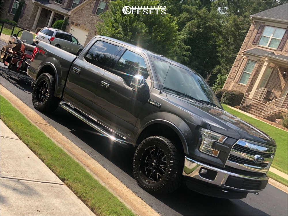 2015 Ford F-150 with 20x9 -12 Ultra Hunter and 295/55R20 Nitto Exo ...