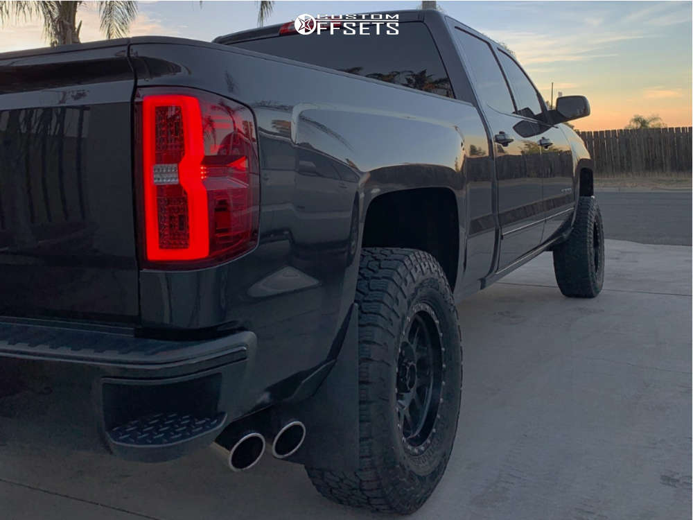 2015 Chevrolet Silverado 1500 with 17x8.5 0 Method Mesh and 275/70R17 Falken Wildpeak At3w and ...