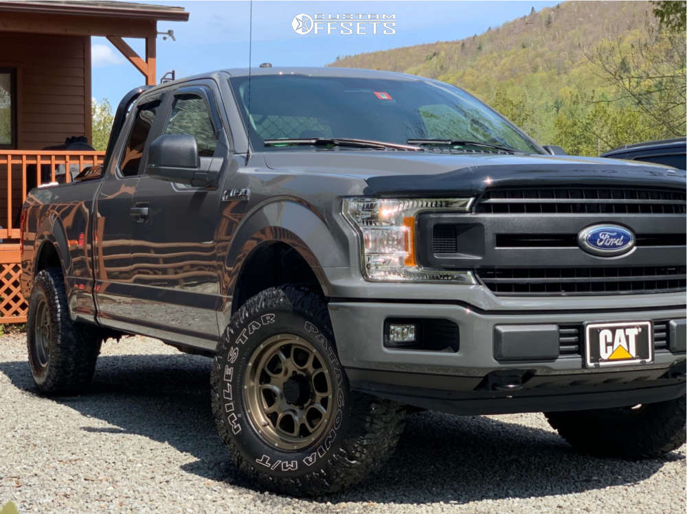 2018 Ford F-150 with 17x9 0 Mamba M19 and 315/70R17 Milestar Patagonia Mt and Suspension Lift 2. ...