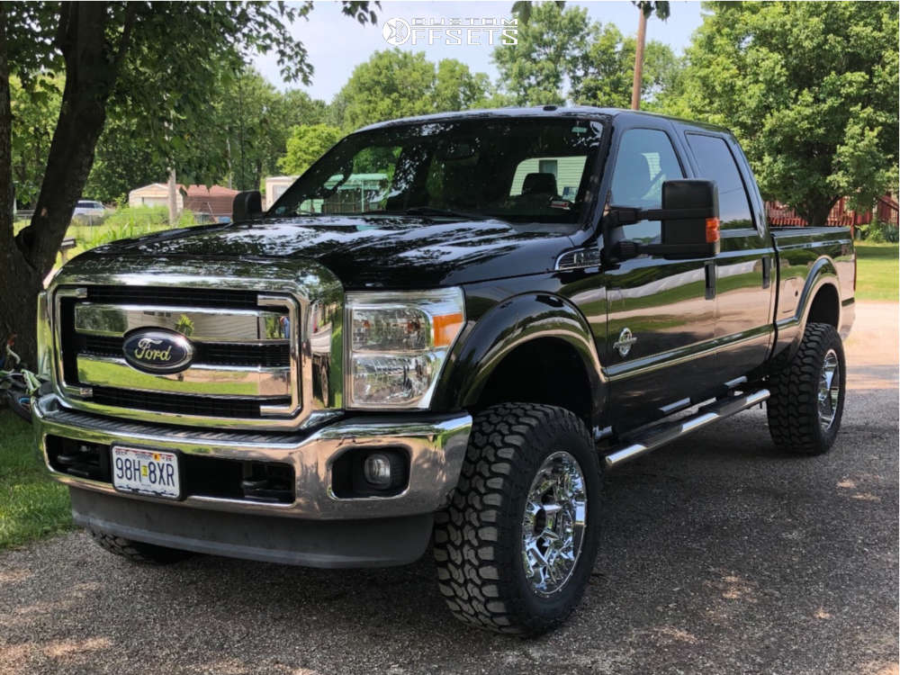 2012 Ford F-250 Super Duty with 20x10 -25 Vision Bomb and 35/12.5R20 ...