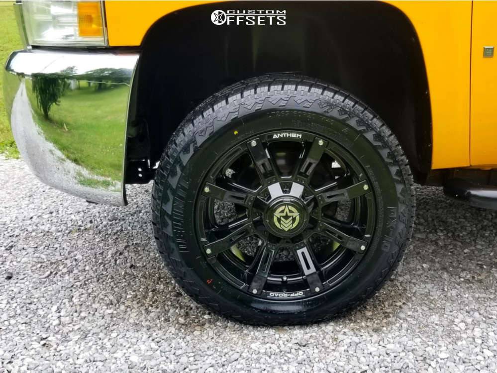 2008 Chevrolet Silverado 3500 HD with 20x9 -12 Anthem Off-Road Defender ...