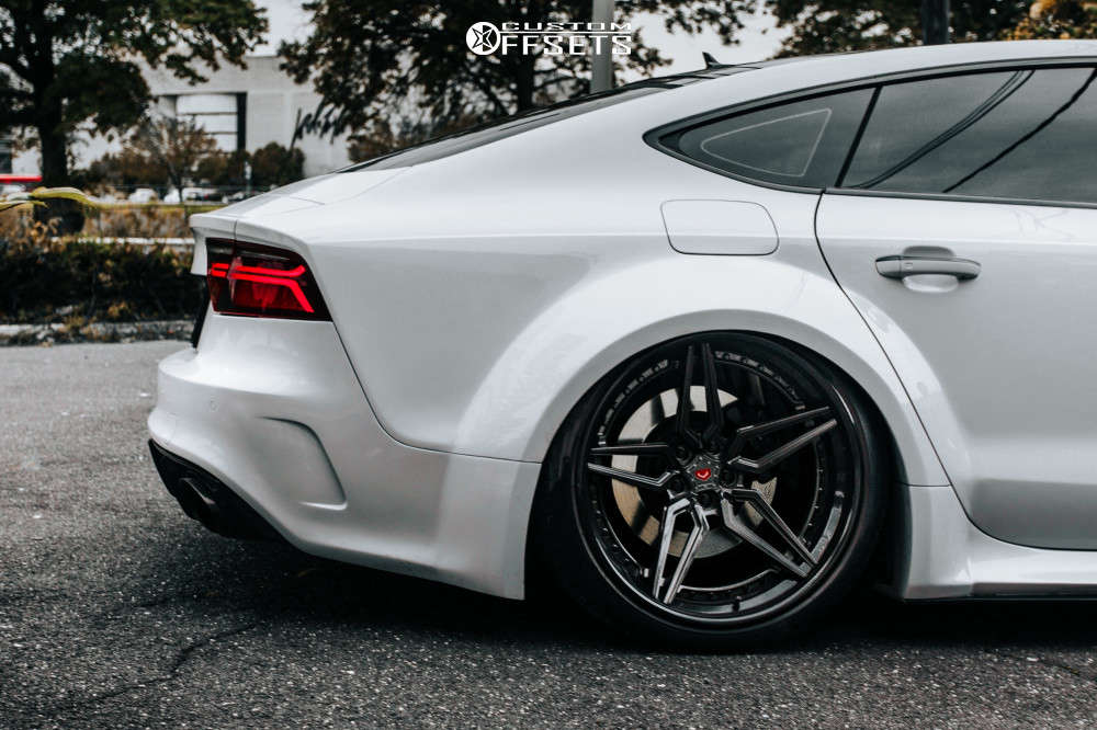 2017 Audi S7 with 21x10.5 -18 Vossen MX-1 3 Piece and 285/30R21 ...