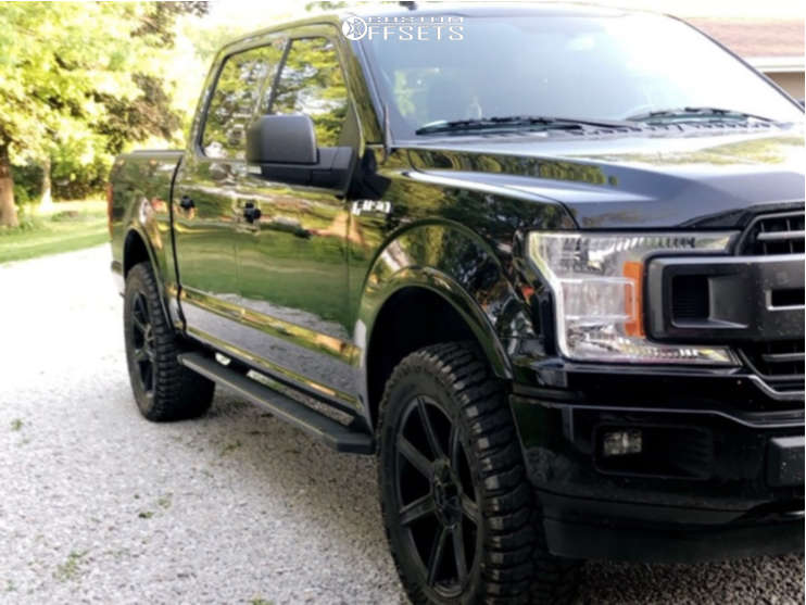 2018 Ford F-150 with 22x9.5 25 Dropstars 650B and 325/50R22 Radar ...