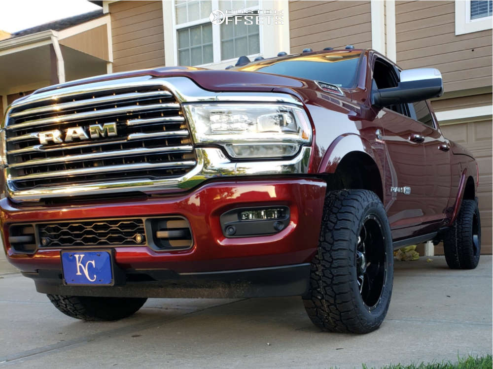 2018 Ram 2500 with 20x10 -24 Havok H109 and 305/55R20 Falken Wildpeak ...
