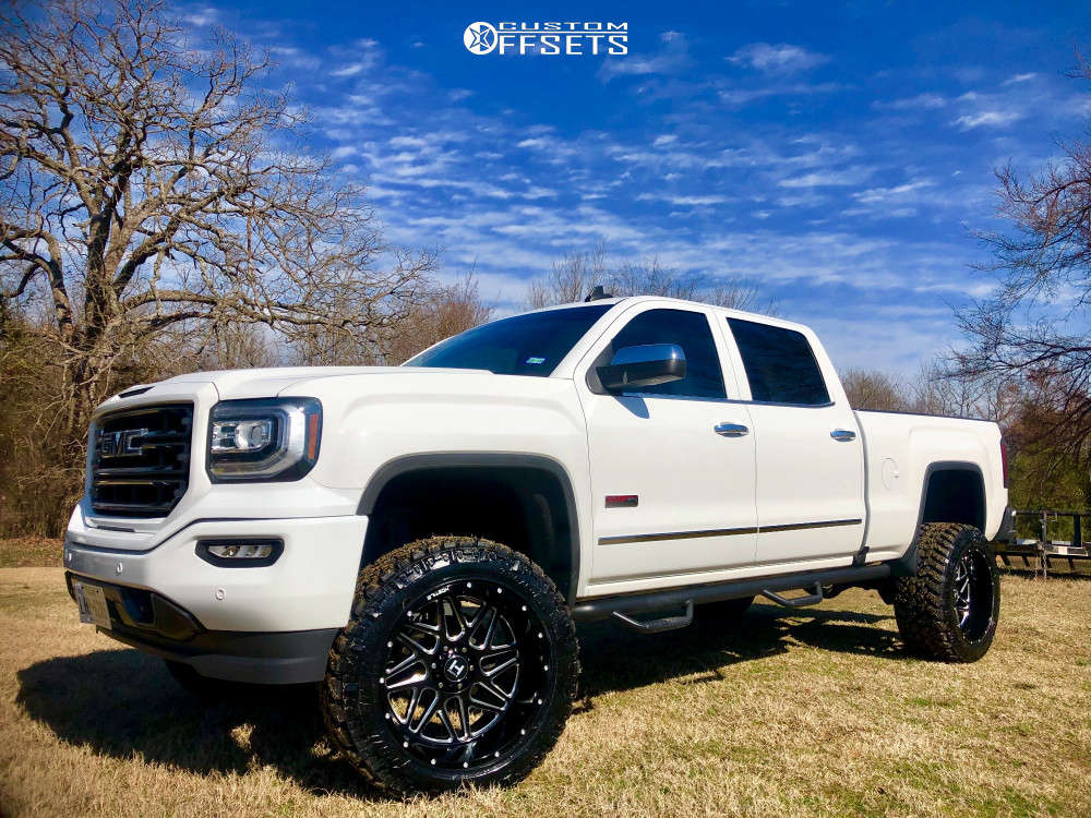2016 GMC Sierra 1500 Wheel Offset Aggressive > 1" Outside Fender ...