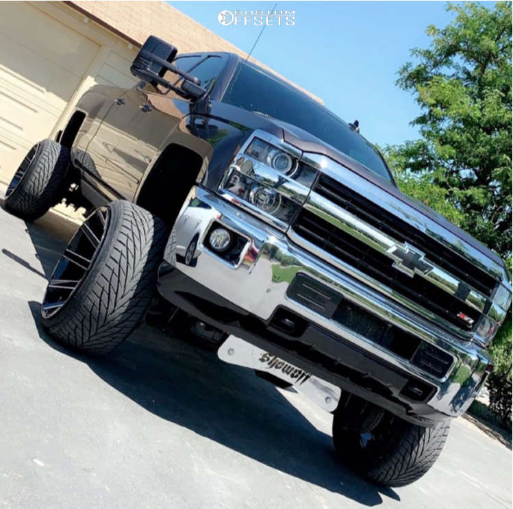 2015 Chevrolet Silverado 2500 HD with 24x14 -75 Fuel Contra and 305 ...