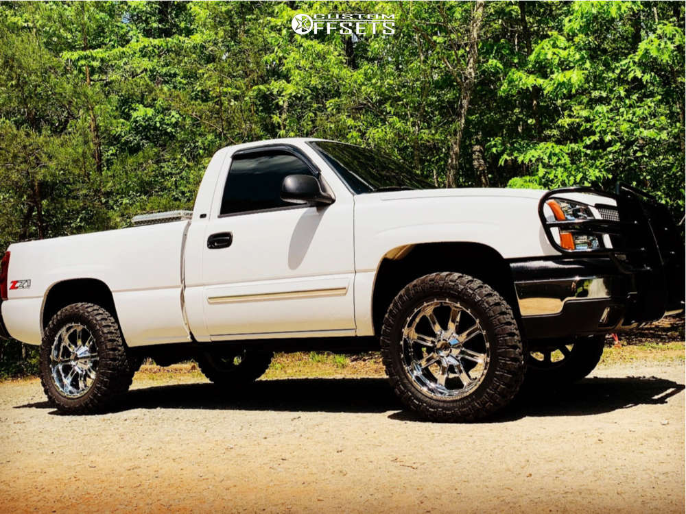2004 Chevrolet Silverado 1500 Classic with 20x10 -24 Red Dirt Road Rd01 ...