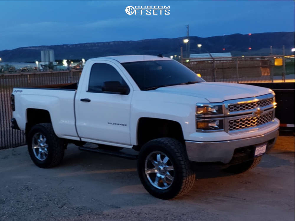 2014 Chevrolet Silverado 1500 with 20x9 18 Ultra Phantom 225 and 35/12 ...