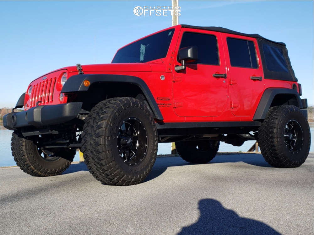 2015 Jeep Wrangler JK with 18x10 -24 Moto Metal Mo962 and 37/13.5R18 ...