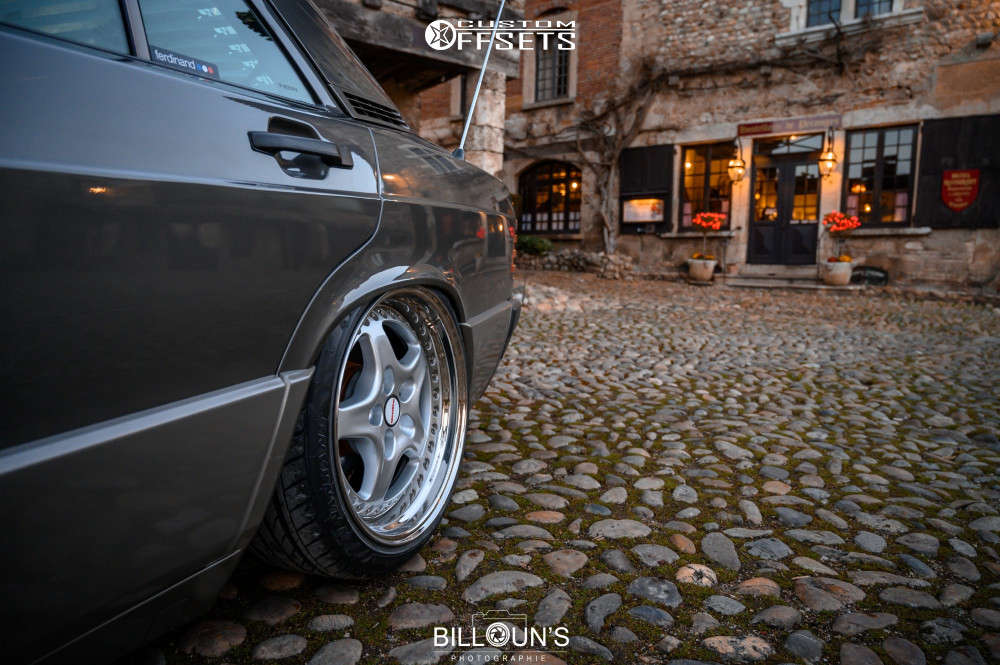 1995 Mercedes-Benz 190E with 17x8 30 SpeedLine Mariani and 195/40R17 ...