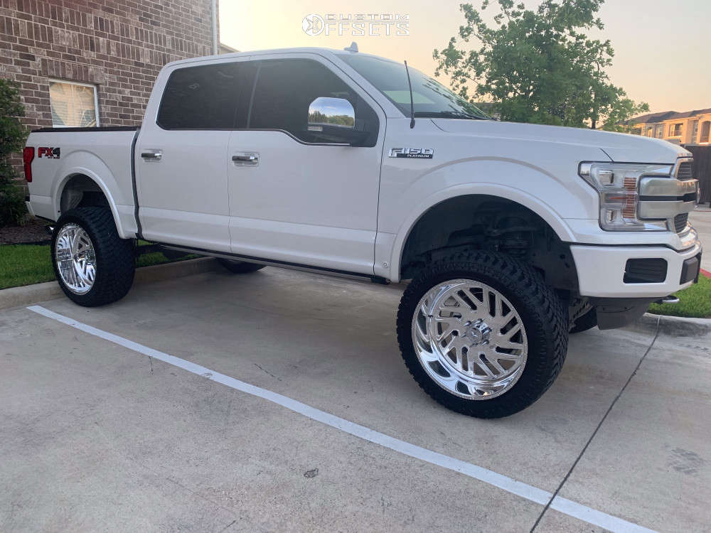 2018 Ford F-150 with 24x12 -40 American Force Kash Ss and 325/45R24 ...