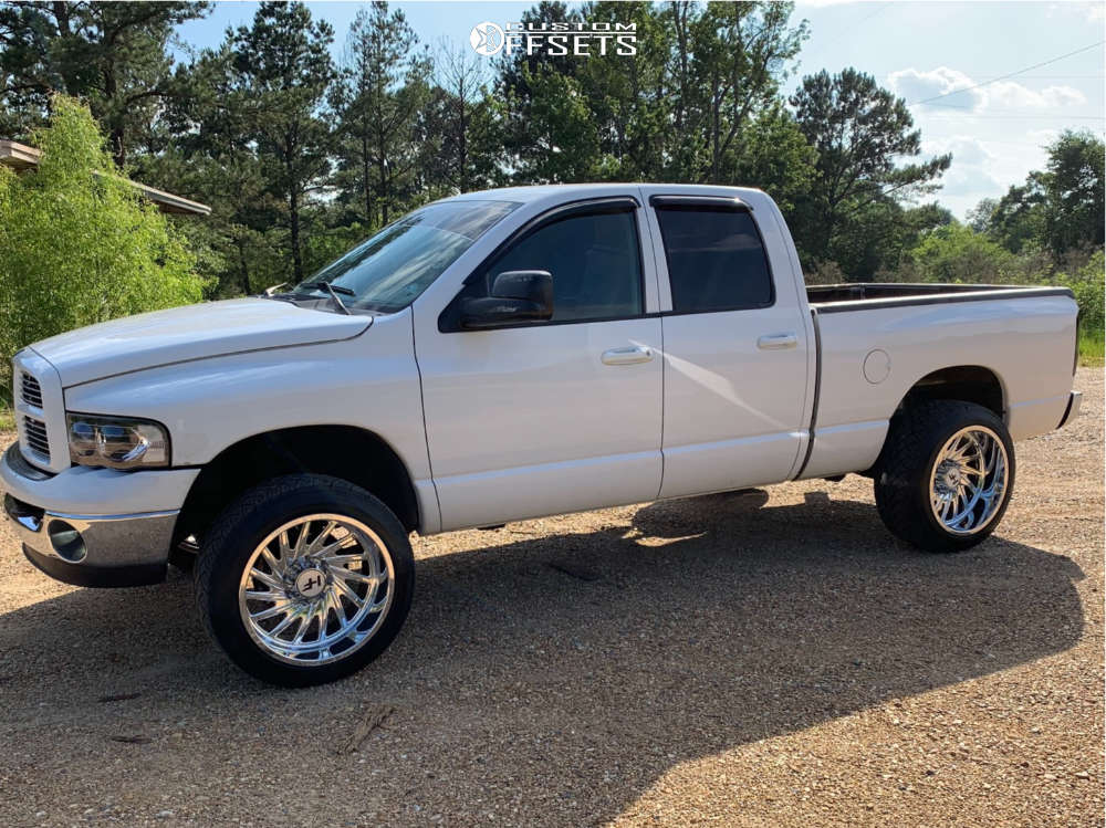 2003 Dodge Ram 2500 with 22x12 -44 Hostile Forged Chaos and 305/45R22 ...