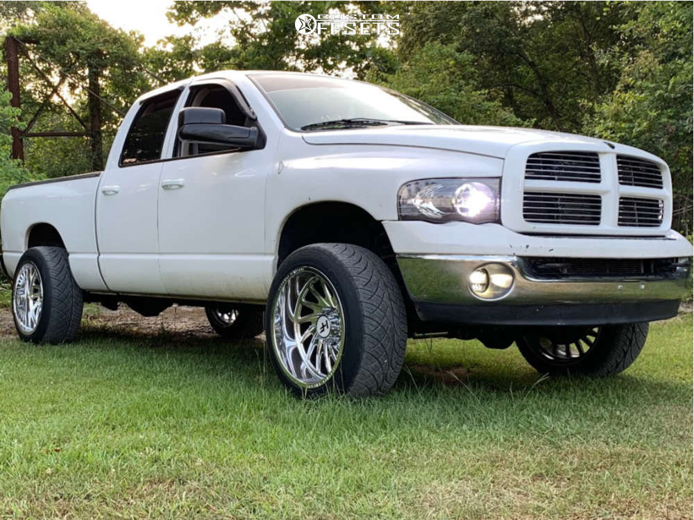 2003 Dodge Ram 2500 with 22x12 -44 Hostile Forged Chaos and 305/45R22 ...
