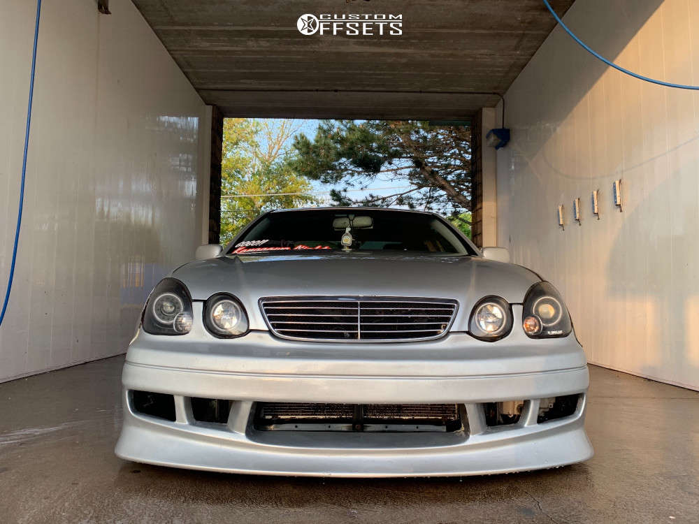 1998 Lexus GS300 with 18x9 22 SSR Koenig and 215/40R18 Federal 595 Rs ...