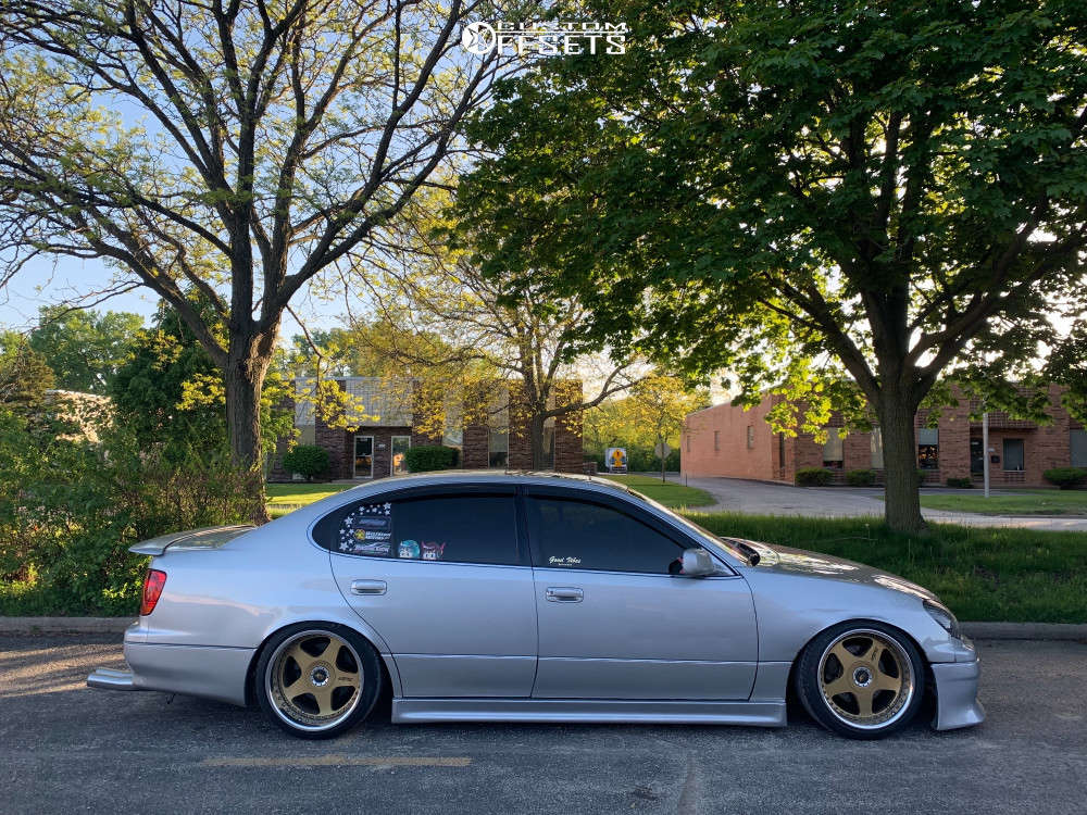 1998 Lexus GS300 with 18x9 22 SSR Koenig and 215/40R18 Federal 595 Rs ...