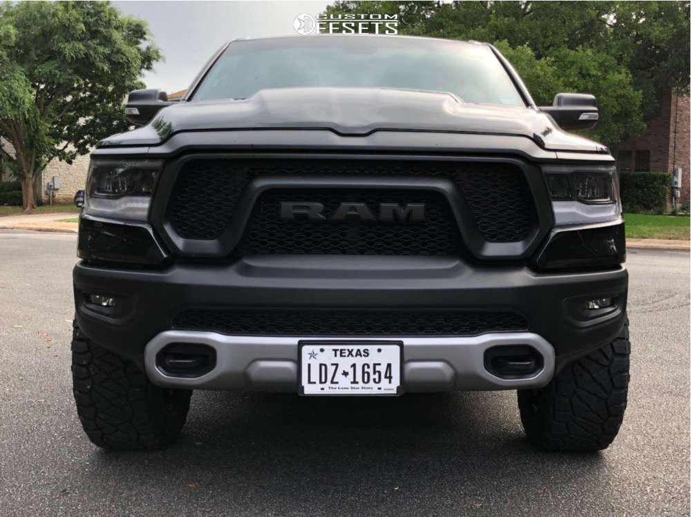 2019 Ram 1500 with 20x10 -18 Fuel Assault and 35/12.5R20 Nitto Ridge ...