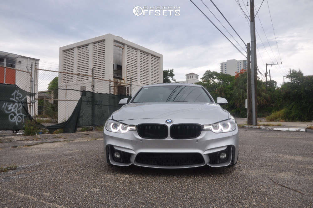 2017 BMW 320i with 20x9 35 Asanti Black Abl-14 and 245/30R20 Ohtsu All ...