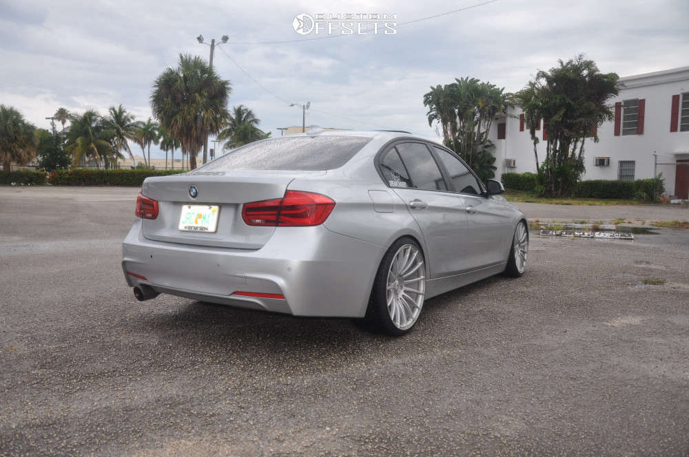 2017 BMW 320i with 20x9 35 Asanti Black Abl-14 and 245/30R20 Ohtsu All ...