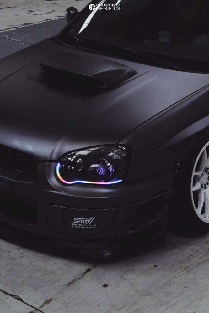 2004 Subaru Impreza Wheel Offset Flush Coilovers | 719510 | Custom Offsets