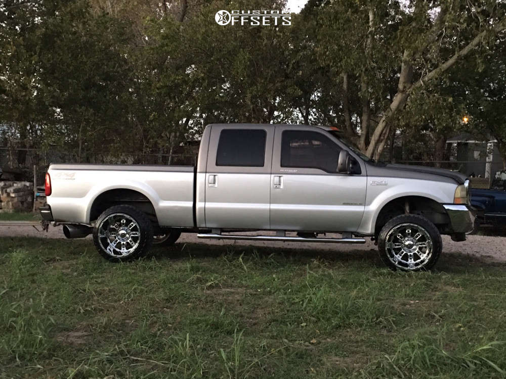 2001 Ford F-250 Super Duty with 22x14 -76 XD Riot and 33/12.5R22 Toyo ...