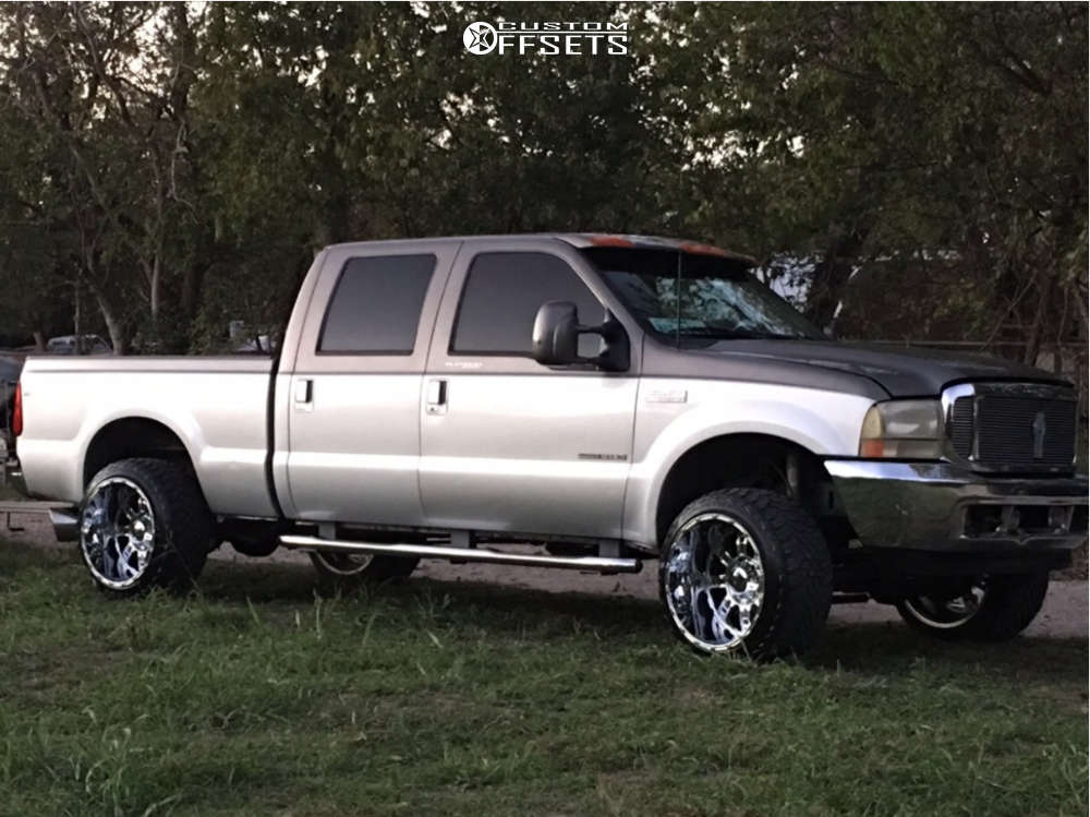 2001 Ford F-250 Super Duty with 22x14 -76 XD Riot and 33/12.5R22 Toyo ...