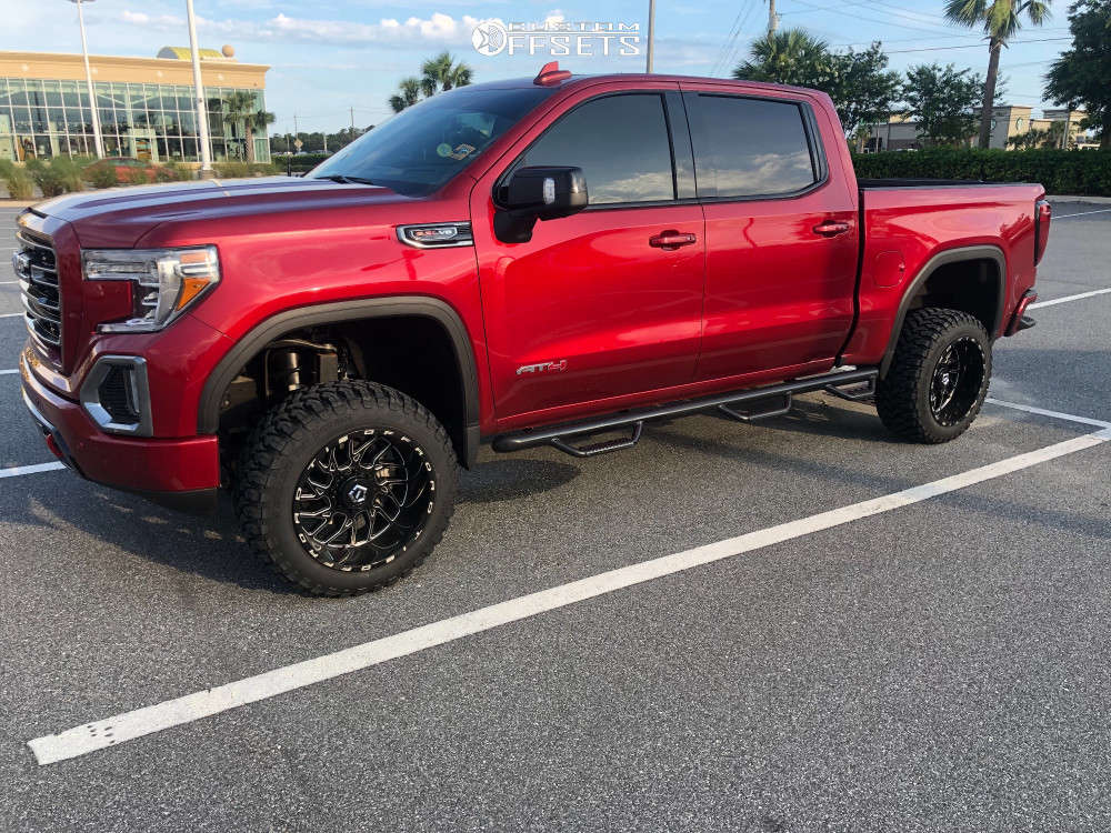 2019 GMC Sierra 1500 with 20x12 -44 TIS 544BM and 33/12.5R20 RBP ...