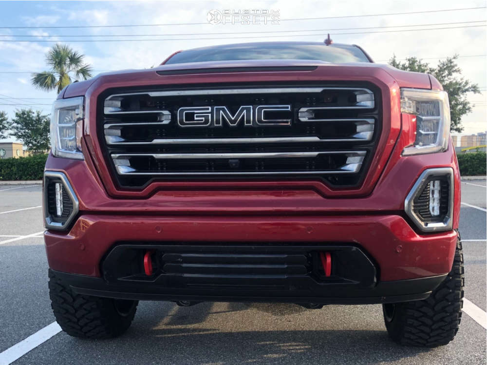2019 GMC Sierra 1500 with 20x12 -44 TIS 544BM and 33/12.5R20 RBP ...