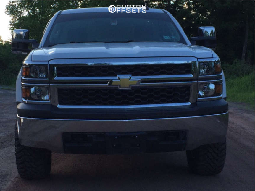 2015 Chevrolet Silverado 1500 with 17x9 -6 Pro Comp Series 69 and 285 ...