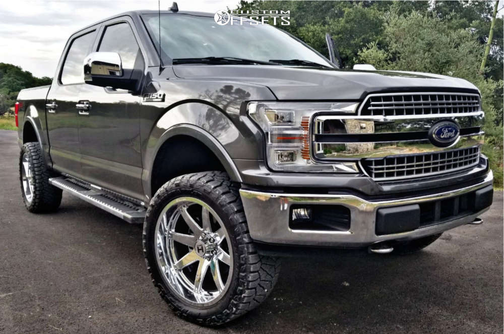 2018 Ford F-150 with 22x10 -25 Hostile Alpha and 33/12.5R22 Nitto Ridge ...