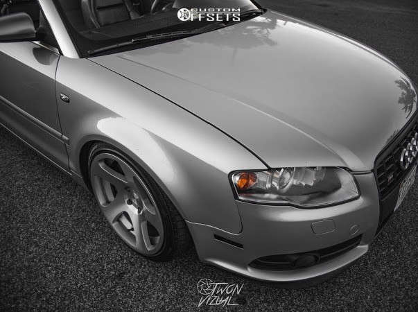 2007 Audi S4 with 18x9.5 35 Rotiform Tmb and 215/25R18 Achilles Atr ...