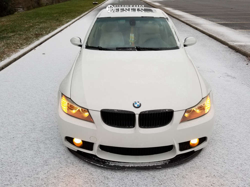 2006 BMW 325i with 18x10.5 0 Work VS KF and 225/35R18 Nankang Allsport ...