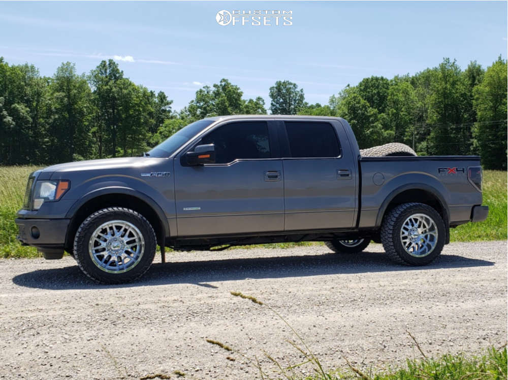 2011 Ford F-150 with 20x10 -25 Ultra Hunter and 285/55R20 AMP Terrain ...
