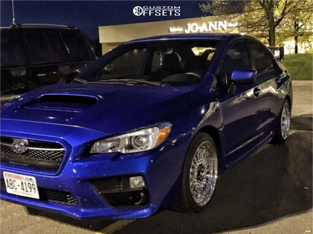 2017 Subaru WRX with 18x8.5 35 JNC Jnc031 and 225/40R18 Federal SS595 ...
