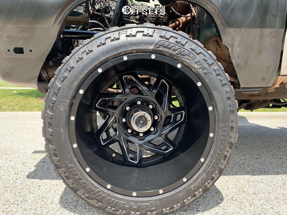 1993 Dodge W250 with 22x14 -76 Dropstars 652BM and 325/50R22 AMP ...