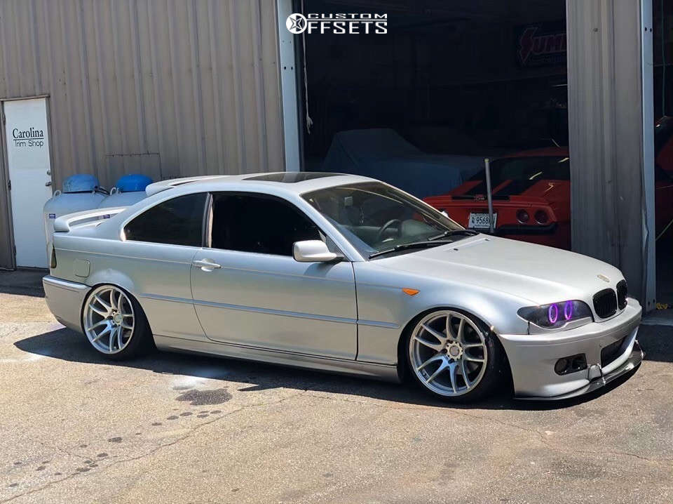 2004 BMW 325Ci with 18x10.5 22 ESR Sr08 and 225/35R18 Achilles Atr ...