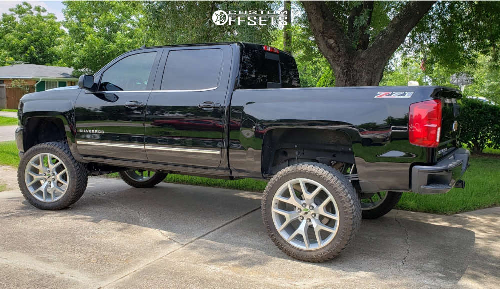 2017 Chevrolet Silverado 1500 with 24x10 31 OE Performance 169 and 325 ...