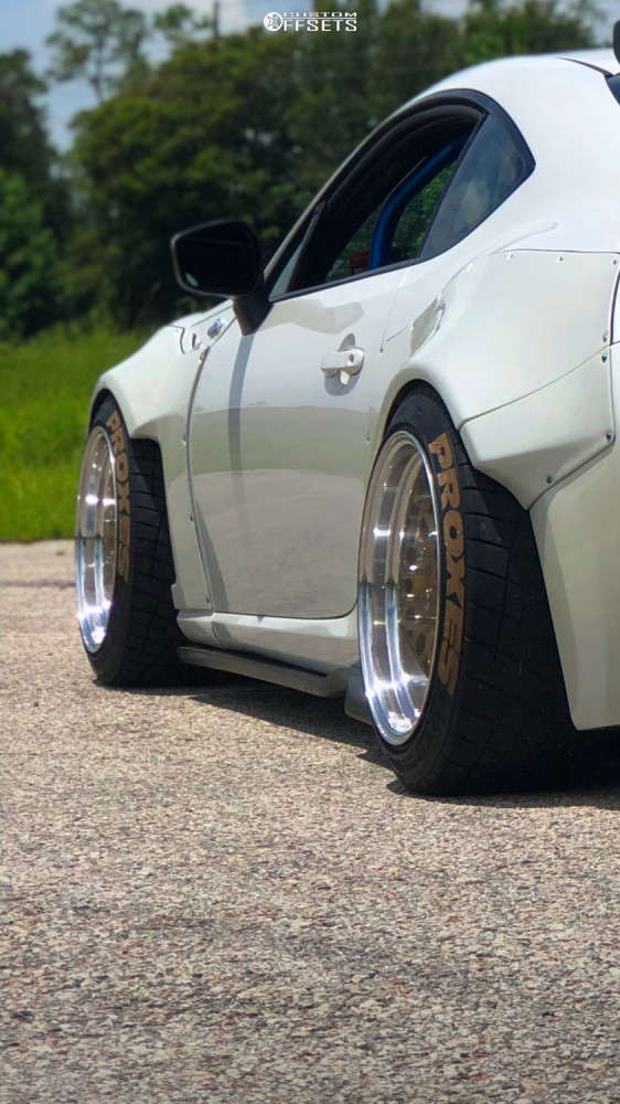 2013 Scion FR-S with 17x9.5 -20 Forgestar F14 and 225/40R17 Toyo Tires ...