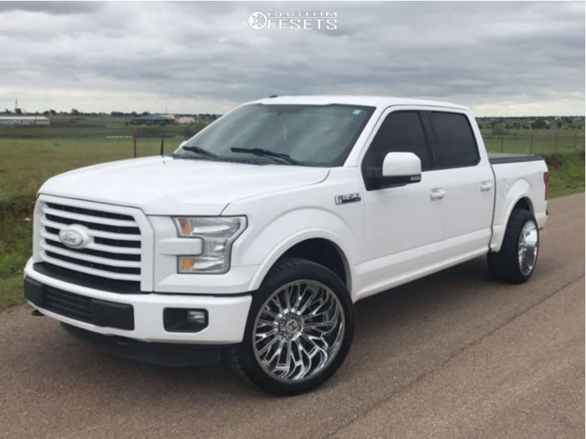 2015 Ford F-150 with 22x12 -44 Hostile Fury and 305/45R22 Toyo Tires ...