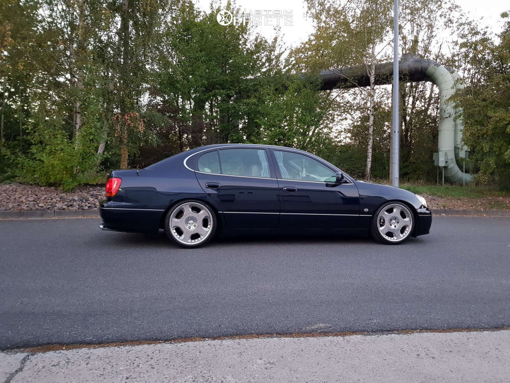 2002 Lexus GS300 with 19x8.5 35 OZ Racing Opera 2 and 225/35R19 Nexen Nfera Su1 and Coilovers ...