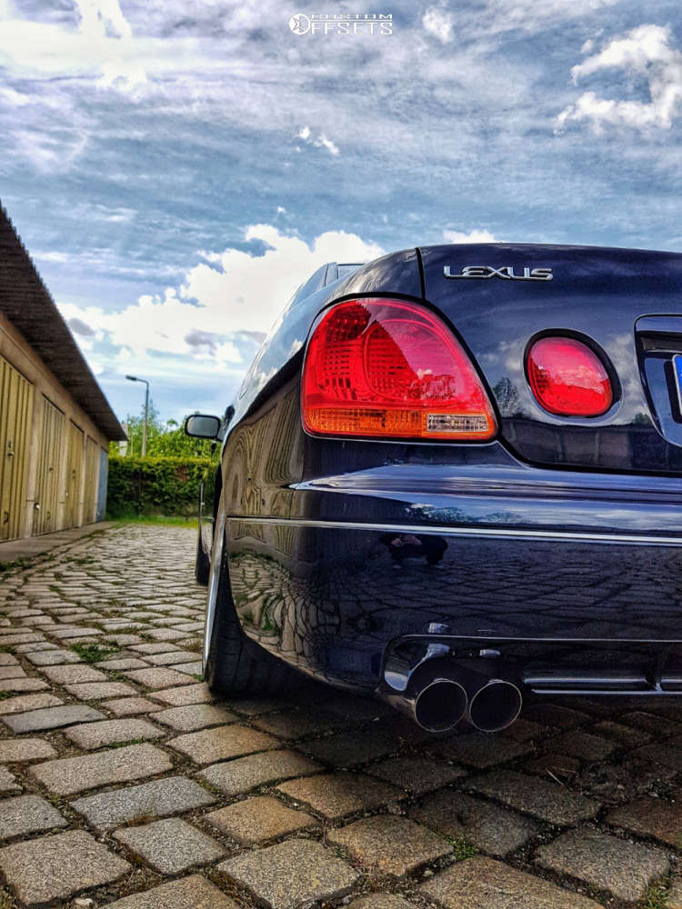 2002 Lexus GS300 with 19x8.5 35 OZ Racing Opera 2 and 225/35R19 Nexen Nfera Su1 and Coilovers ...