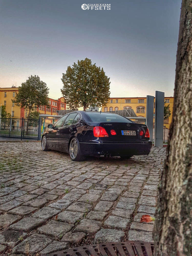 2002 Lexus GS300 with 19x8.5 35 OZ Racing Opera 2 and 225/35R19 Nexen ...