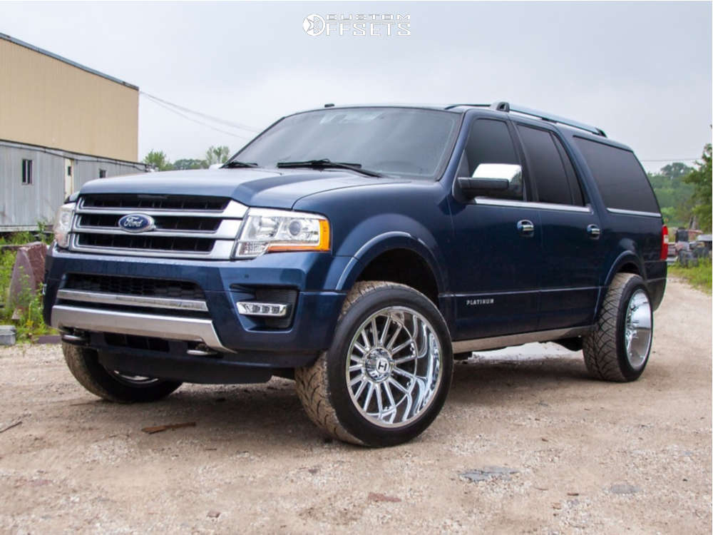 2016 Ford Expedition with 22x12 -44 Hostile Predator and 305/45R22 ...