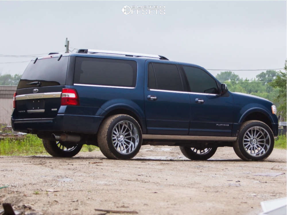 2016 Ford Expedition with 22x12 -44 Hostile Predator and 305/45R22 ...