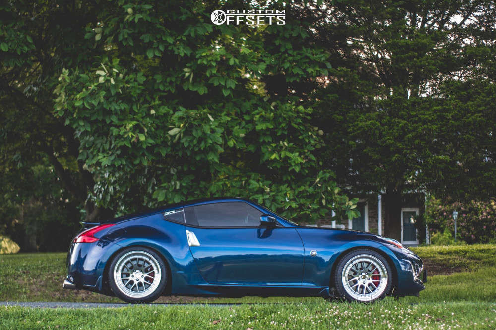 2013 Nissan 370Z with 19x9.5 22 Aodhan DS06 and 245/35R19 Hankook ...