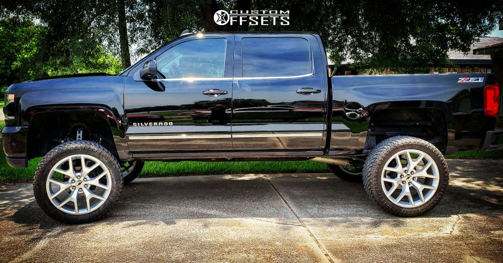 2017 Chevrolet Silverado 1500 with 24x10 31 OE Performance 169 and 325 ...