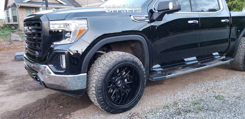 2019 GMC Sierra 1500 with 20x12 -44 Motiv Offroad Magnus and 33/12.5R20 ...